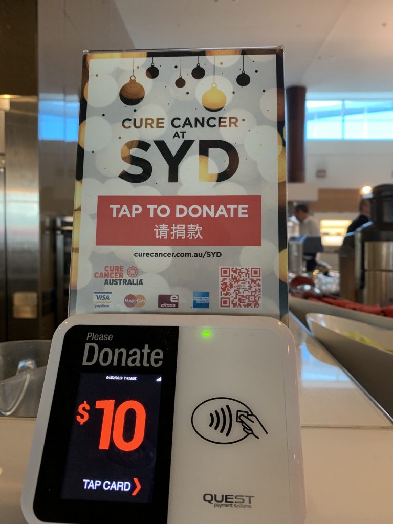 Tap to donate – as productive as a gold coin donation?